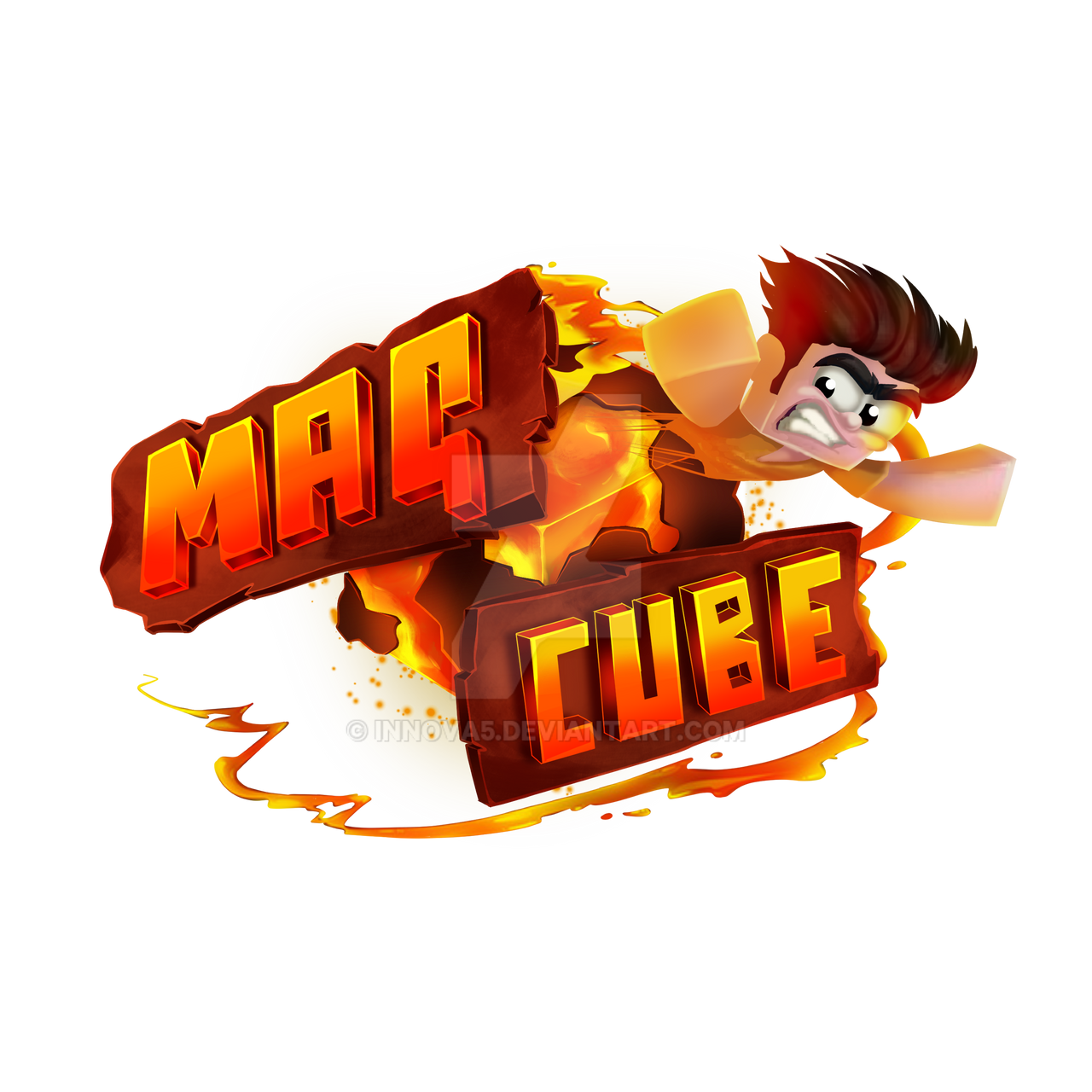 Minecraft Server Logo Magcube By Innova5 On Deviantart