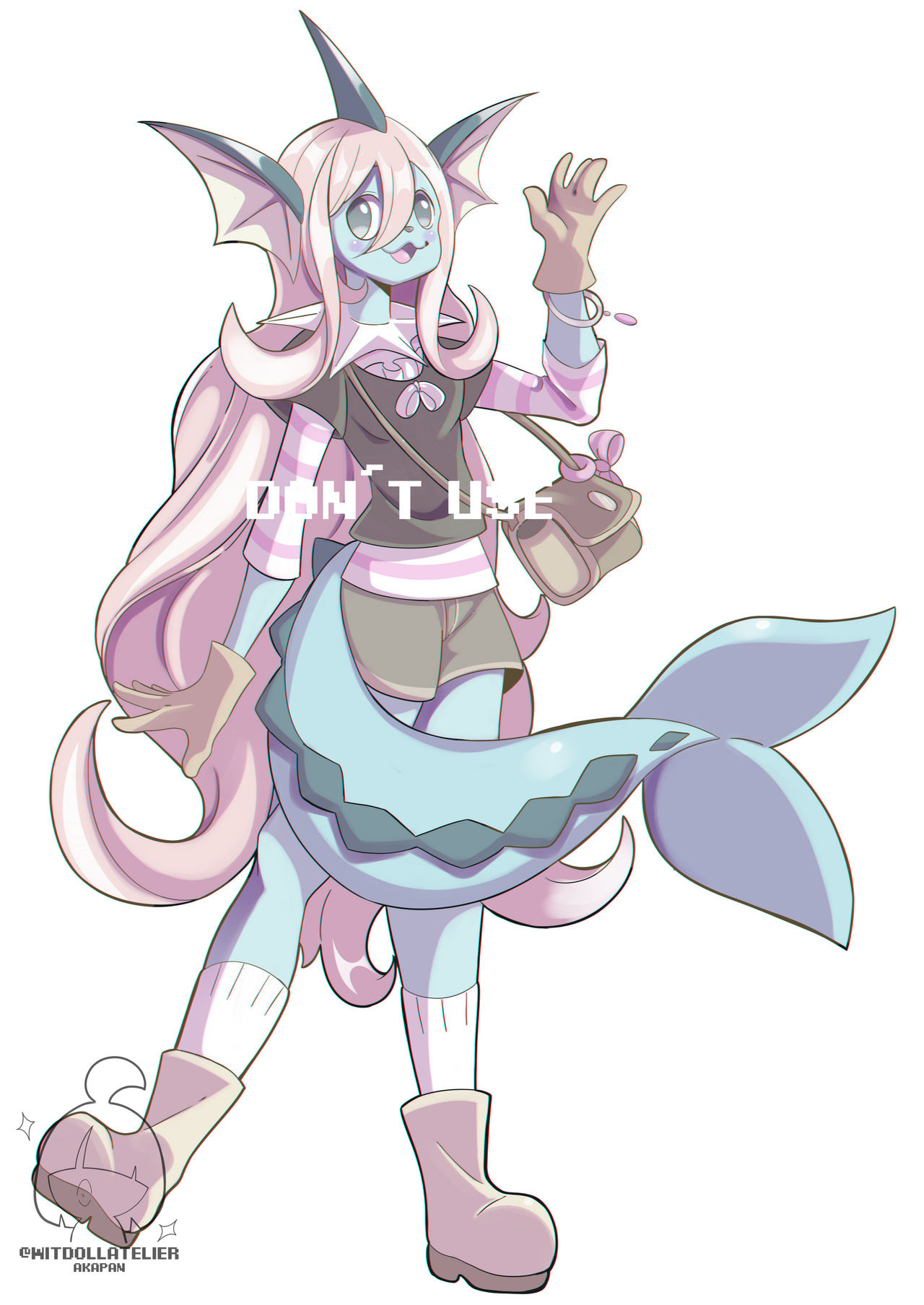 Vaporeon Girl Sold By Witchdollatelier On Deviantart