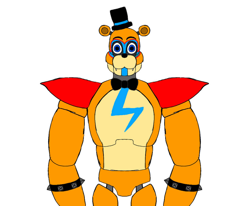 Glam Rock Freddy By Superbrainzfanart On Deviantart