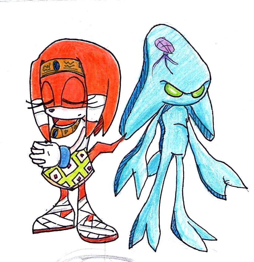 Tikal And Chaos Zero By Reallyfaster On Deviantart