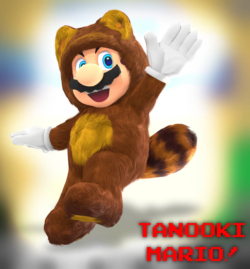 3D Render: Tanooki Mario by MegaMario2001 on DeviantArt 3D Render: Tanooki Mario by MegaMario2001 on DeviantArt