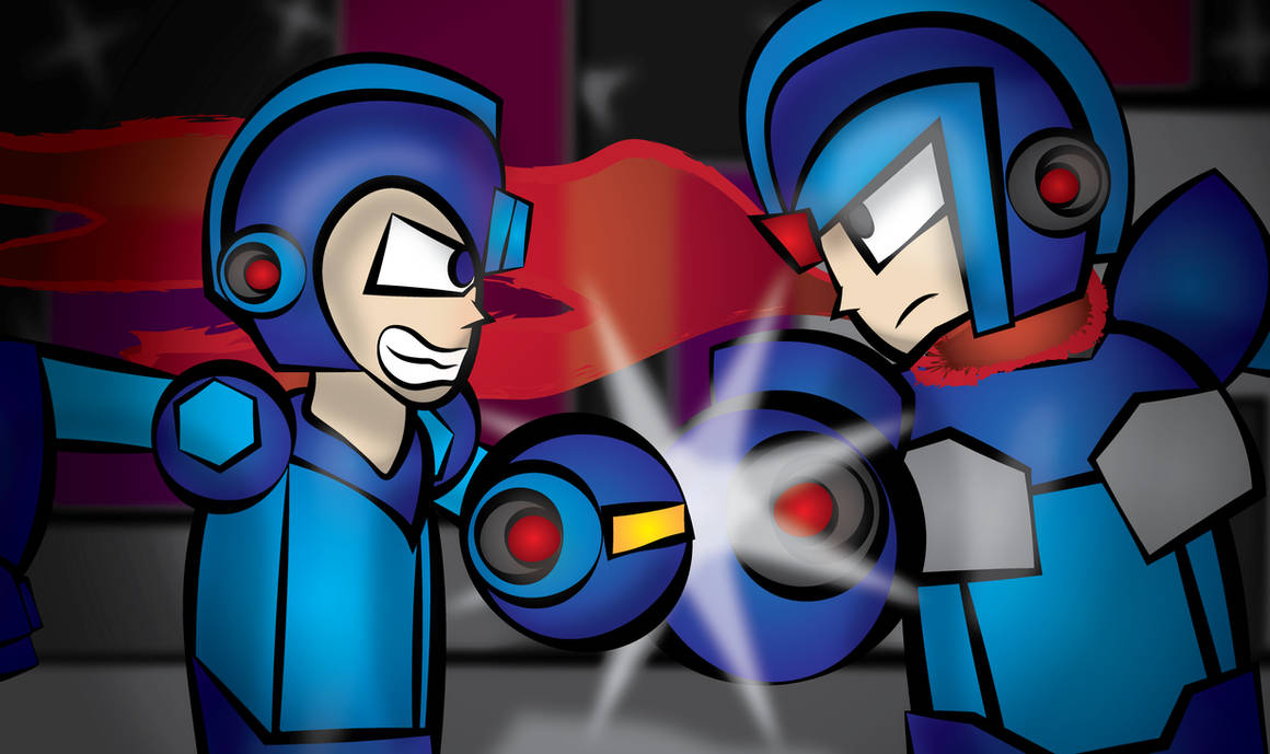 Adobe Illustrator Mega Man Vs X By Megamario2001 On Deviantart