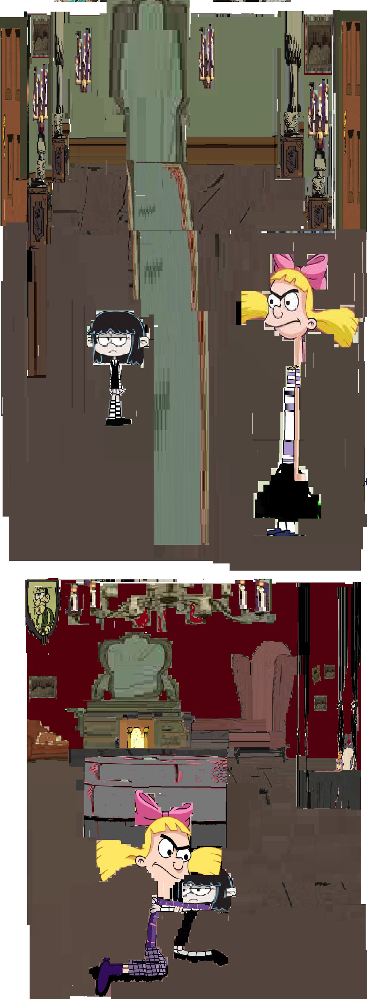 Helga Pataki Lucy Loud With Eyes Shown Drawing By Irongirlundead On Deviantart