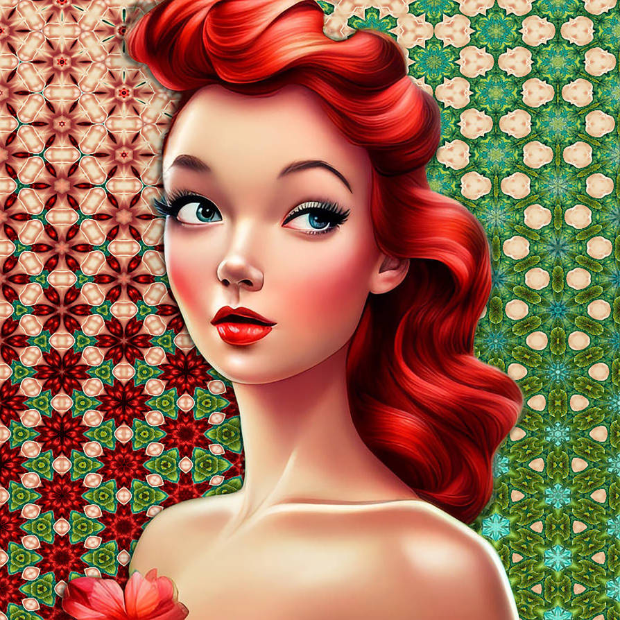 Pin Up Red Head By 77tradewinds On Deviantart