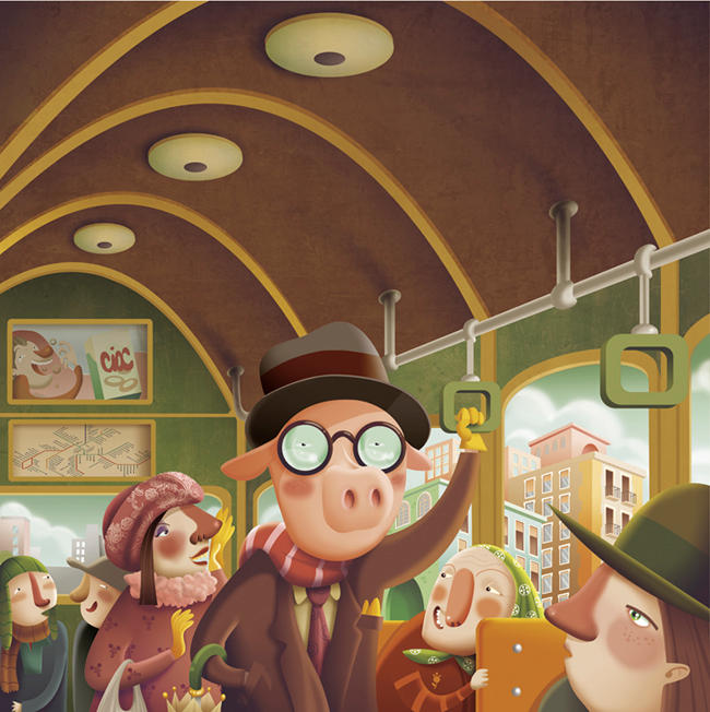 PIG BUS by gigi4g on DeviantArt