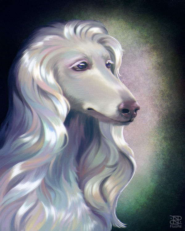 Borzoi By Fluoretta On Deviantart