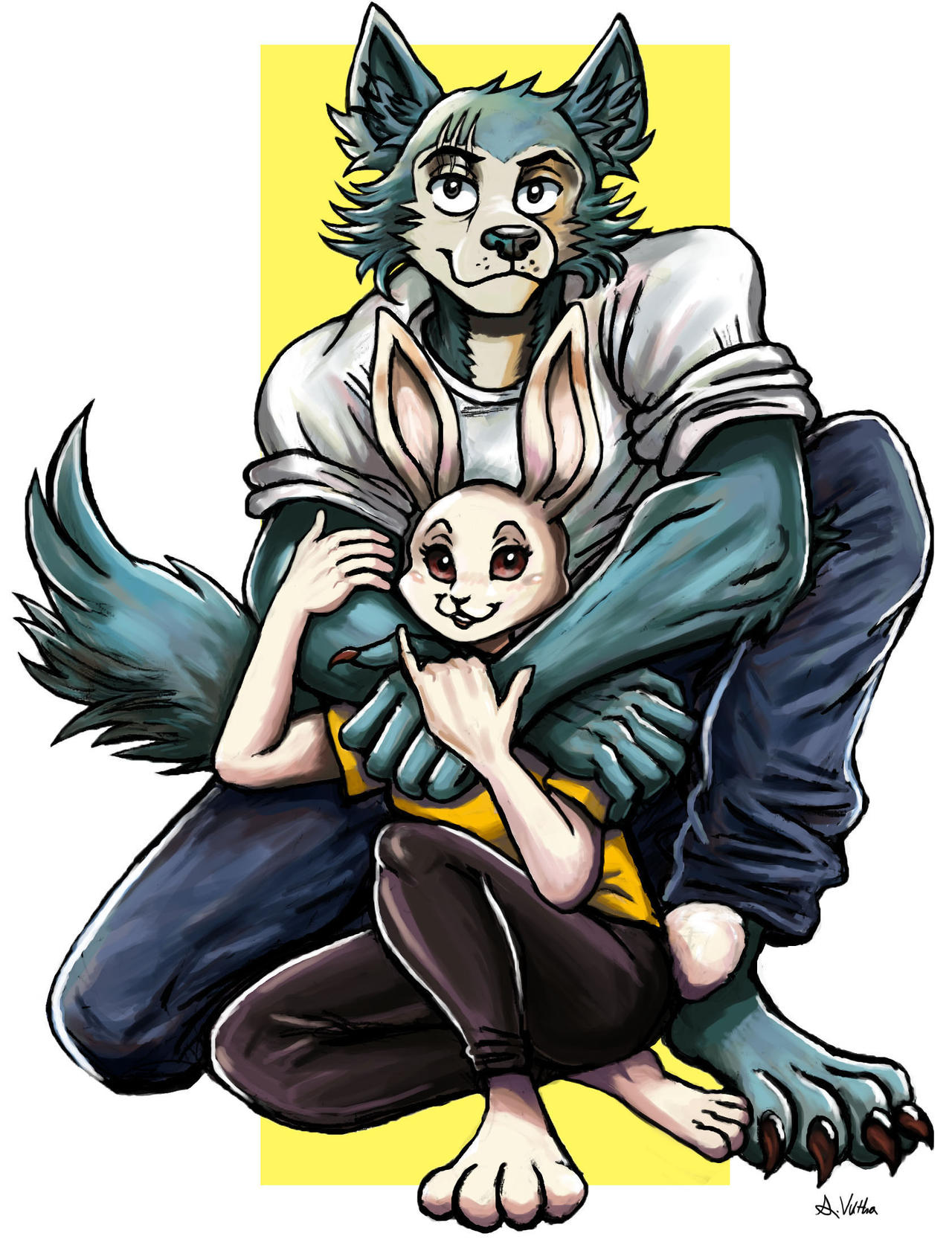 Legosi And Haru By Thelivingshadow On Deviantart