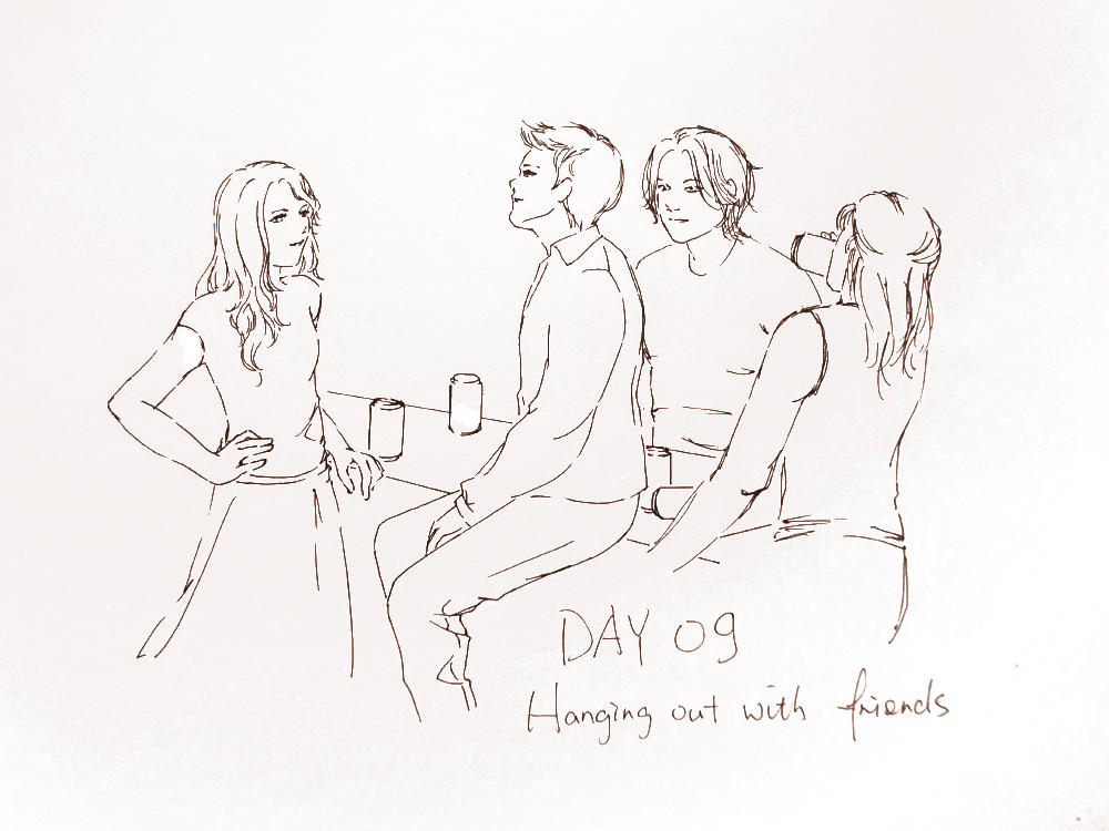 Hanging Out With Friends By Nikolaschika On DeviantArt hanging-out-with-friends-by-nikolaschika-on-deviantart
