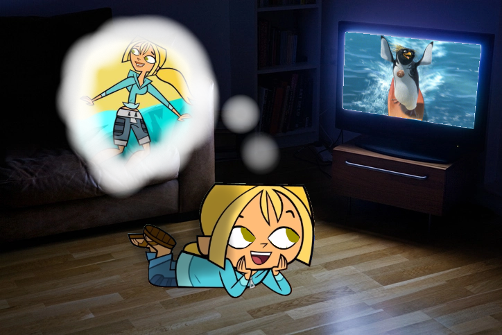 Bridgette watches Surf's Up by Markendria2007 on DeviantArt Bridgette watches Surf's Up by Markendria2007 on DeviantArt