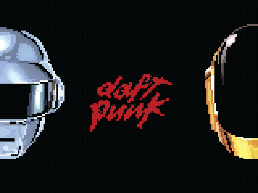 Daft Punk Pixel Art By Erasmoranu On Deviantart