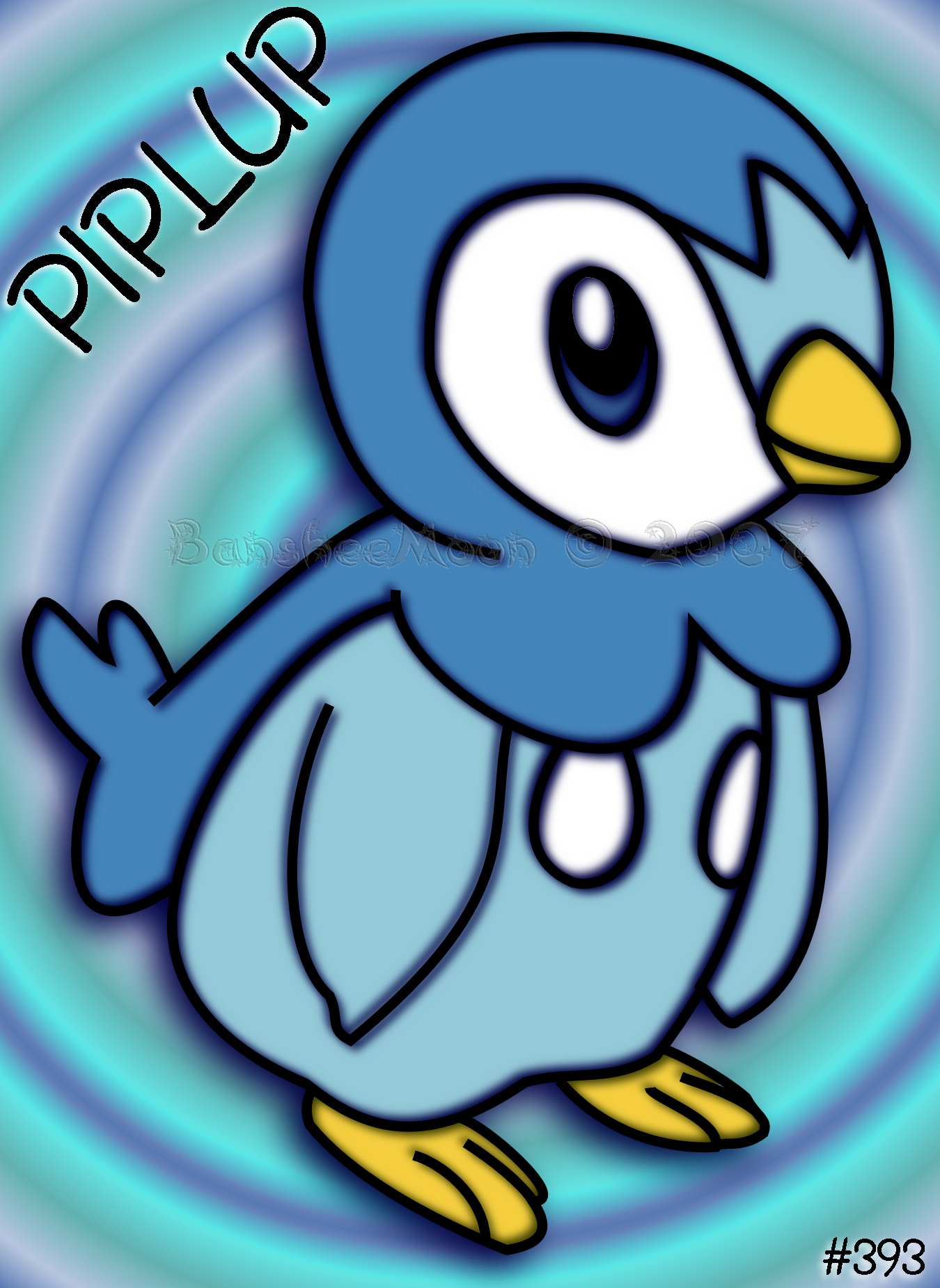 Piplup -- Lineart Colored by Banshee-Moon on DeviantArt