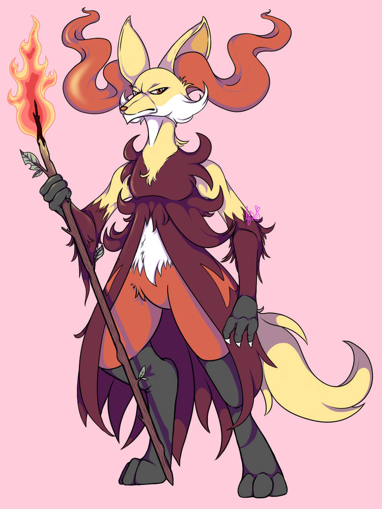 Delphox Redesign By Lickedpeach On Deviantart