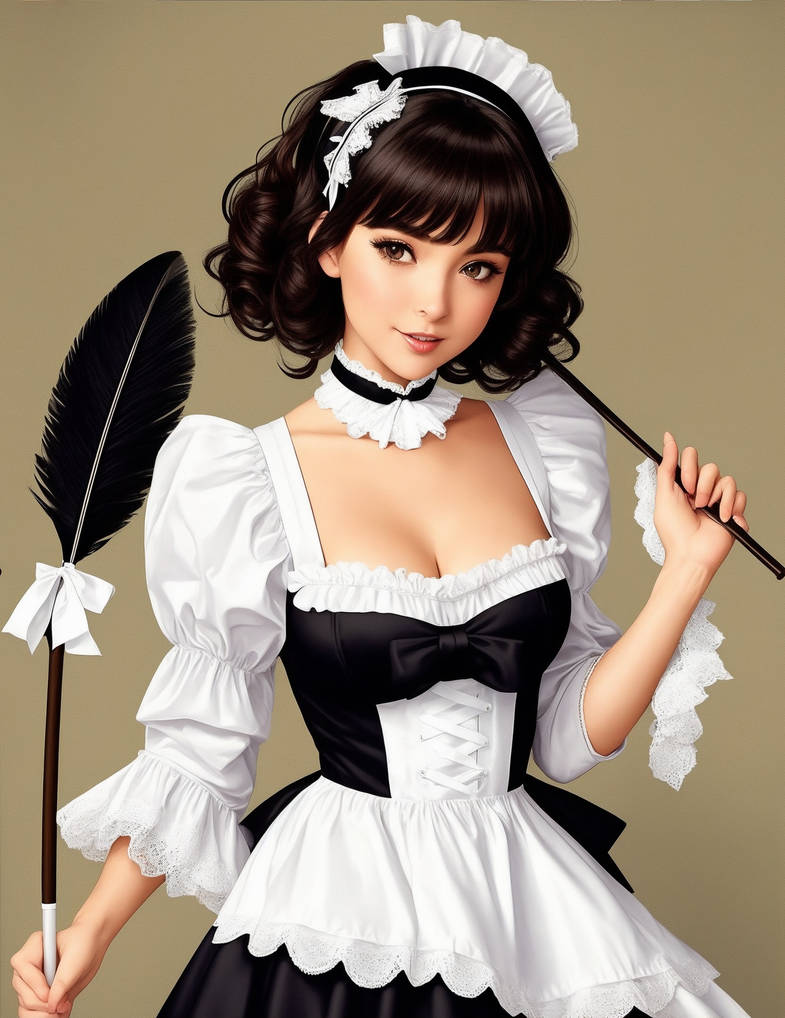 Not Art Of French Maid Costume By Cheat20jack On Deviantart