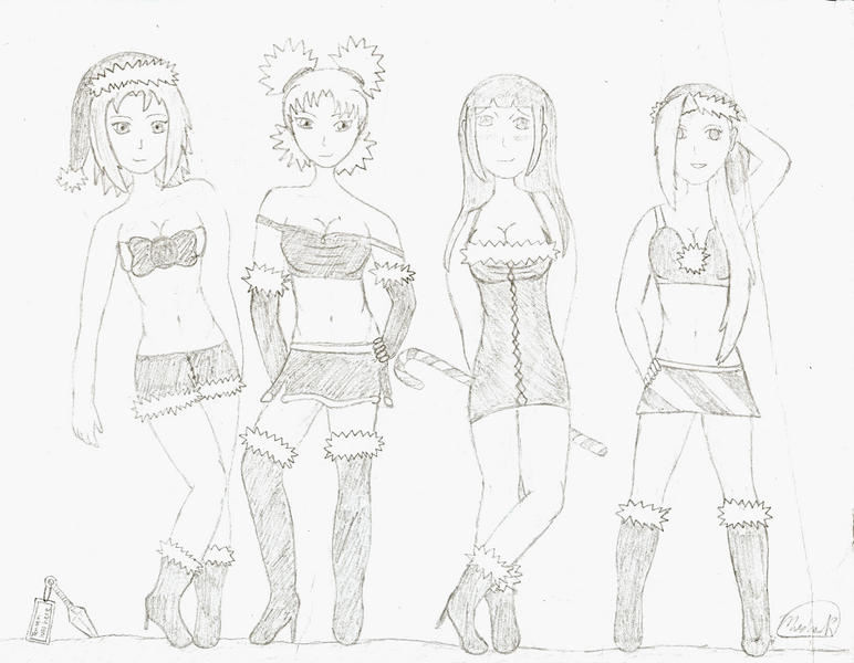 Sexy Naruto Girls By Ying Tao On Deviantart