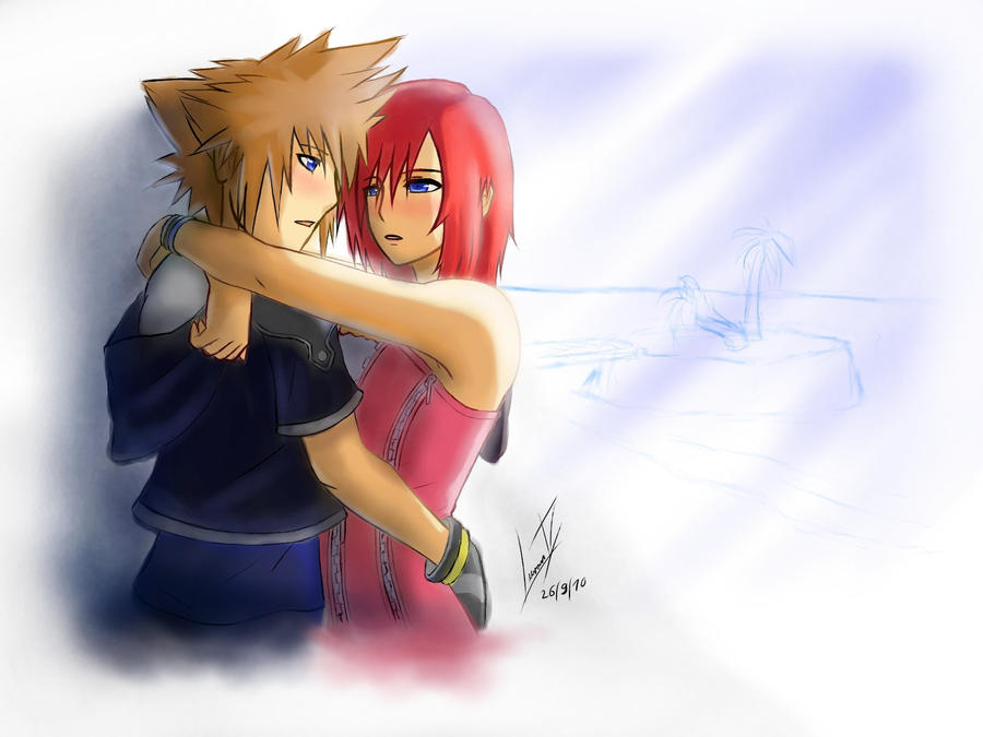Kingdom Hearts Sora And Kairi Are About To Kiss By Luran V On DeviantArt kingdom-hearts-sora-and-kairi-are-about-to-kiss-by-luran-v-on-deviantart