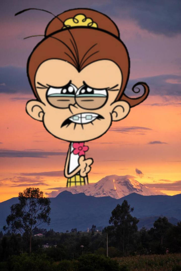 Giant Luan Loud Crying At Sunset By Lincolnkailanloud01 On Deviantart