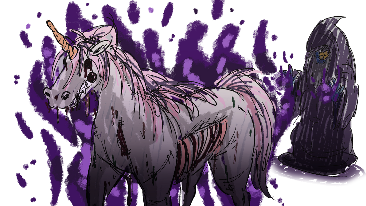 Zombie Unicorn By Herbemoji On Deviantart
