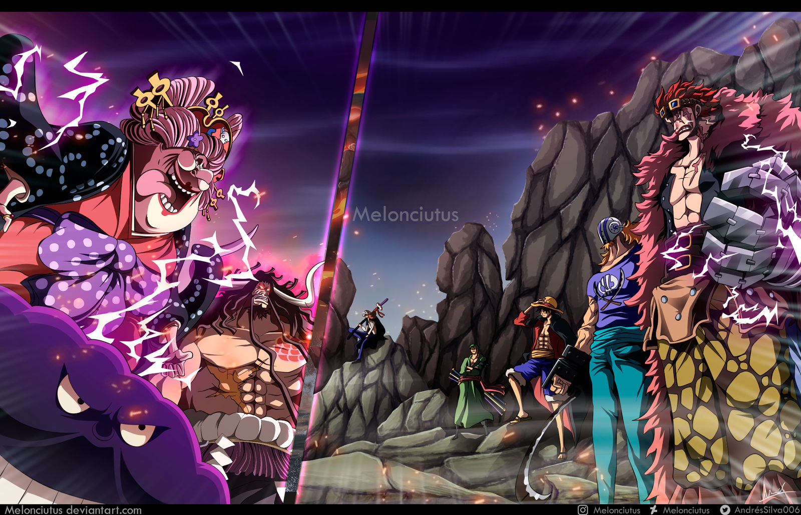 One Piece 1000 Supernovas Vs Yonkos By Melonciutus On Deviantart
