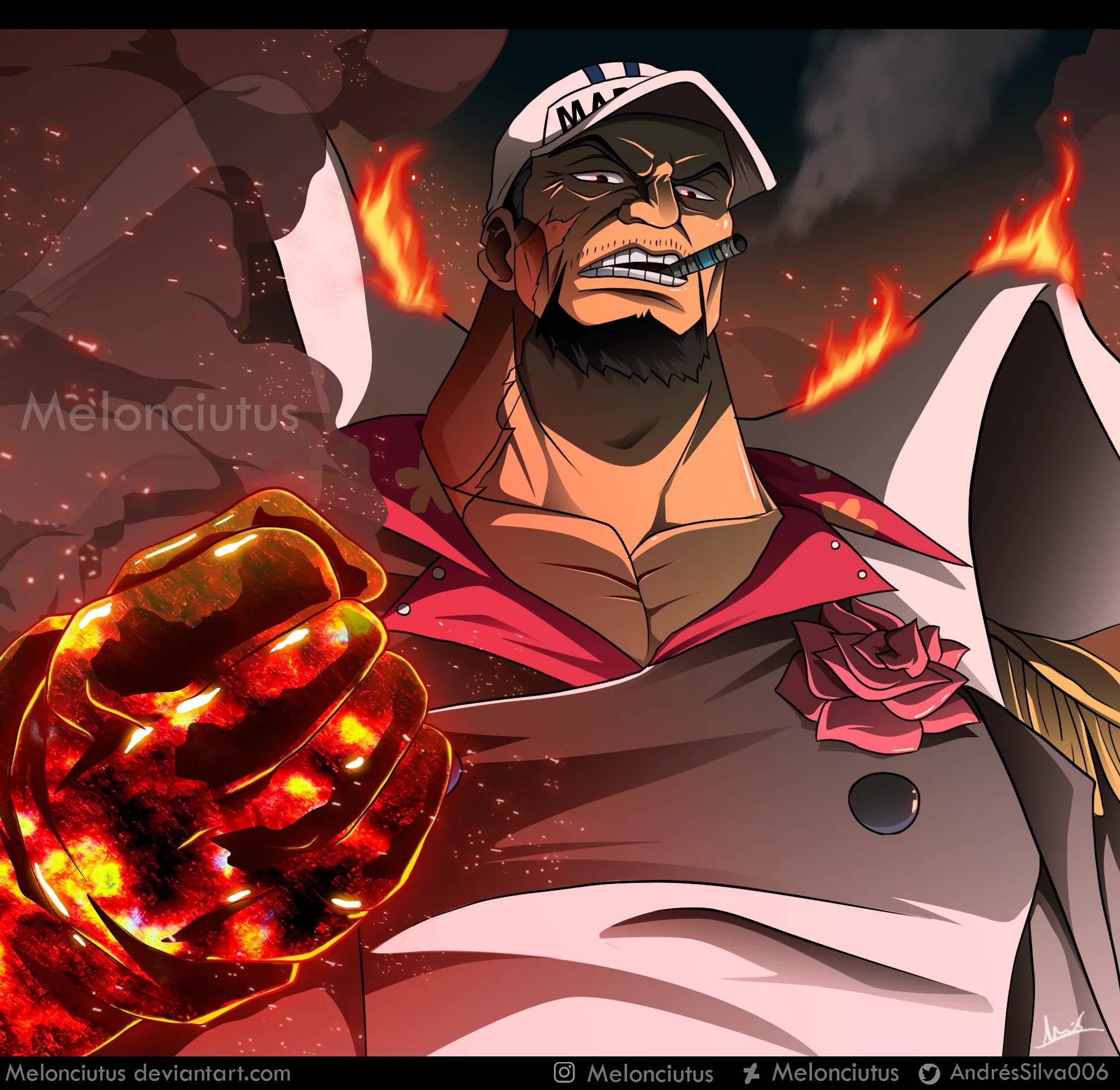 One Piece Fanart Sakazuki Akainu By Melonciutus On Deviantart
