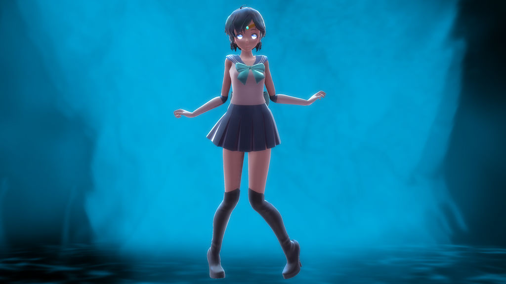 Mmd Sailor Mercury By Itzgelatin On Deviantart