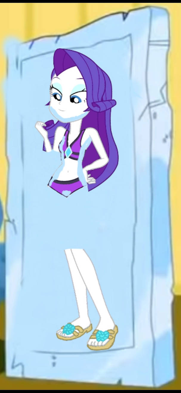 Rarity In Her Swimsuit Frozen Solid By Matthew200432 On Deviantart