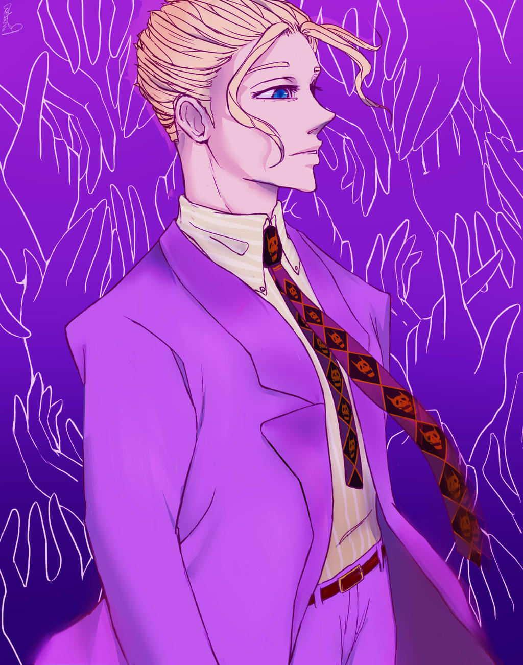 Kira King Jojo Bizzares Adventure By Penpen Illust On Deviantart