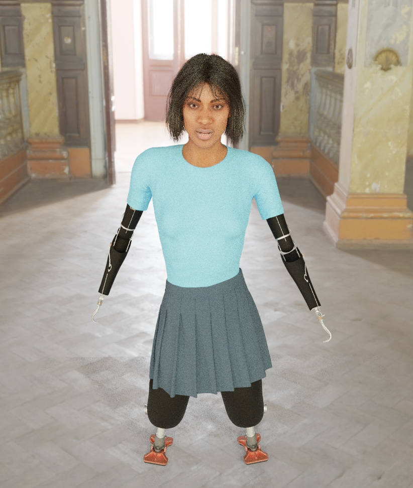 Quad Amputee Model By Scobydopapa On Deviantart