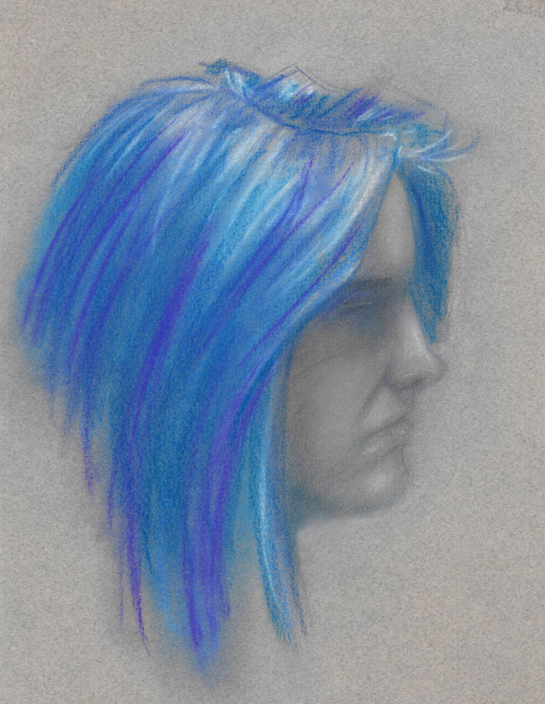 Pastel self portrait by kprez on DeviantArt Pastel self portrait by kprez on DeviantArt