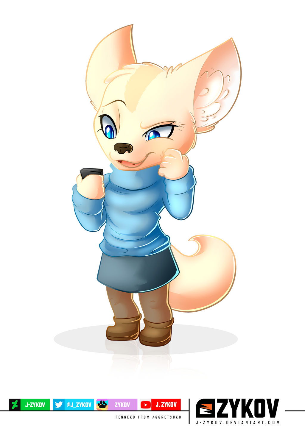 Fenneko By Zykov By Ikuvaito On Deviantart