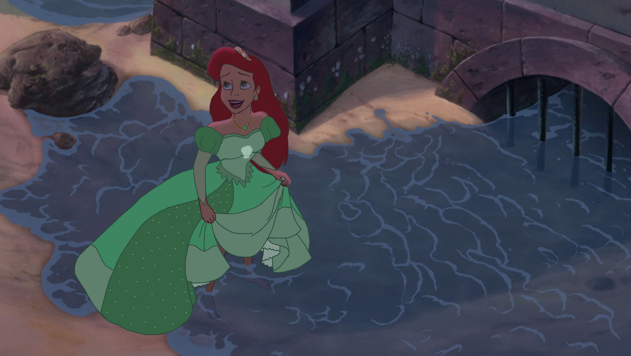 Ariel In New Dress In The Water Screenshot Edit By Princessedith568 On Deviantart