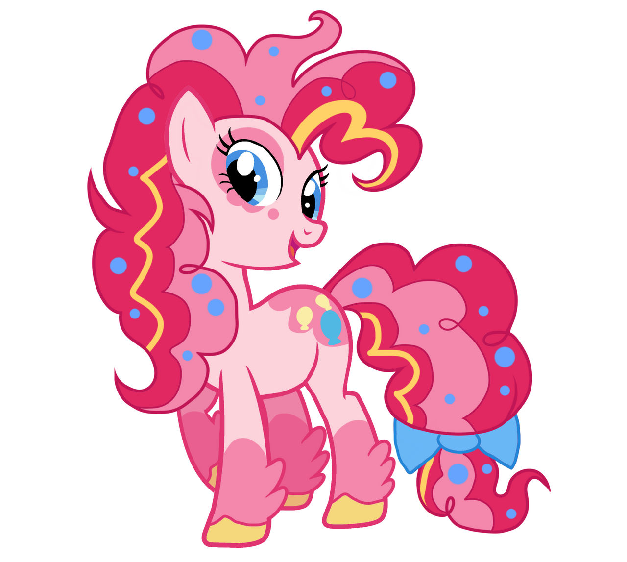 Drawing Of Pinkie Pie Redesign Version By Princessedith568 On Deviantart