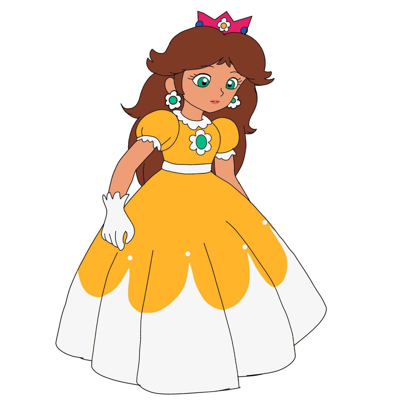Anime Princess Daisy by PrincessEdith568 on DeviantArt Anime Princess Daisy by PrincessEdith568 on DeviantArt