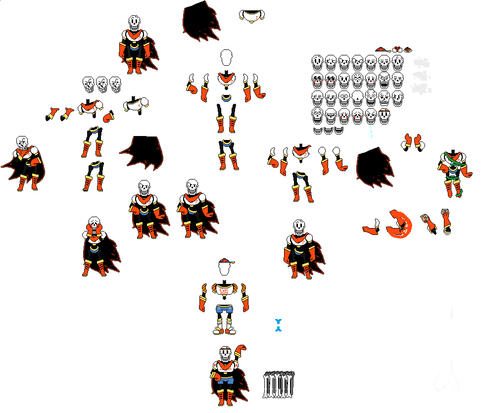 Colored Jjjut Papyrus Sprite By Jackedupjauhed On Deviantart