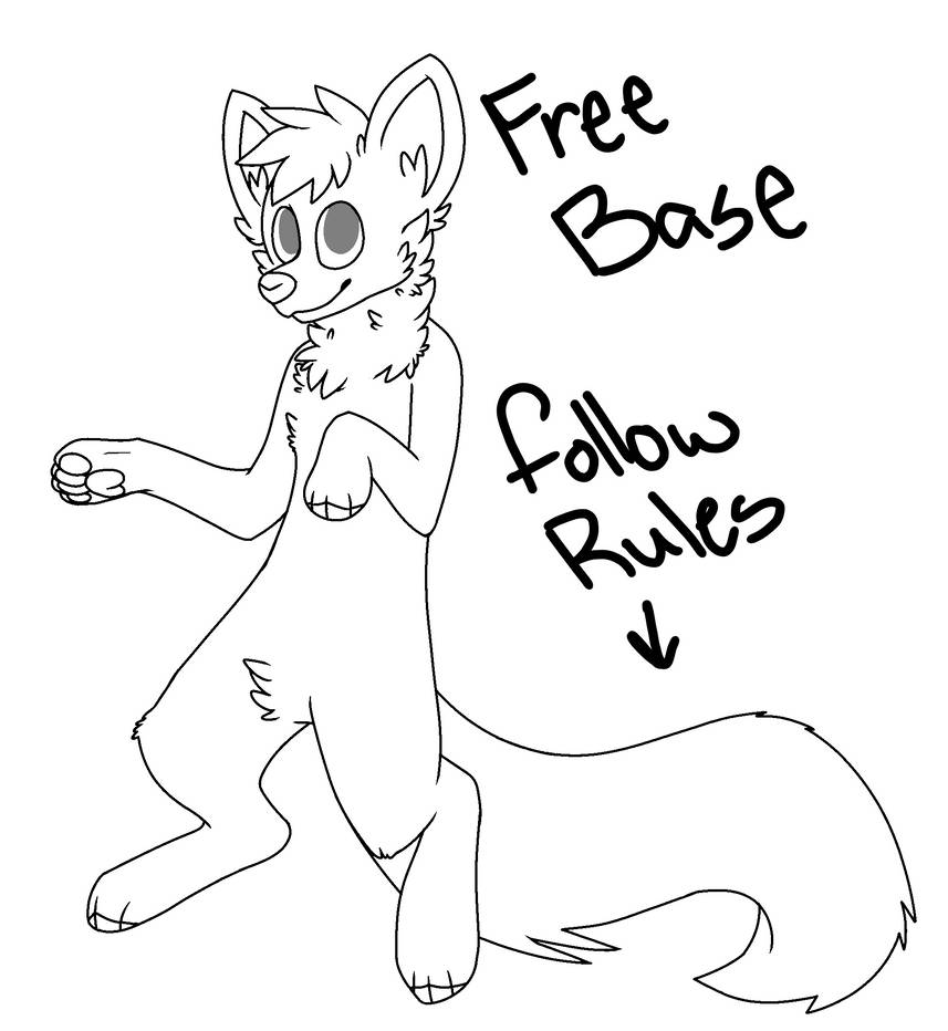 Fursona Base By Frostytune314 On Deviantart