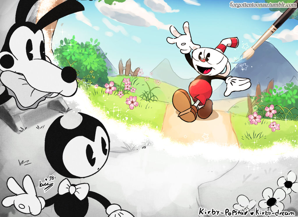 Black And White To Color By Kirby Popstar On Deviantart