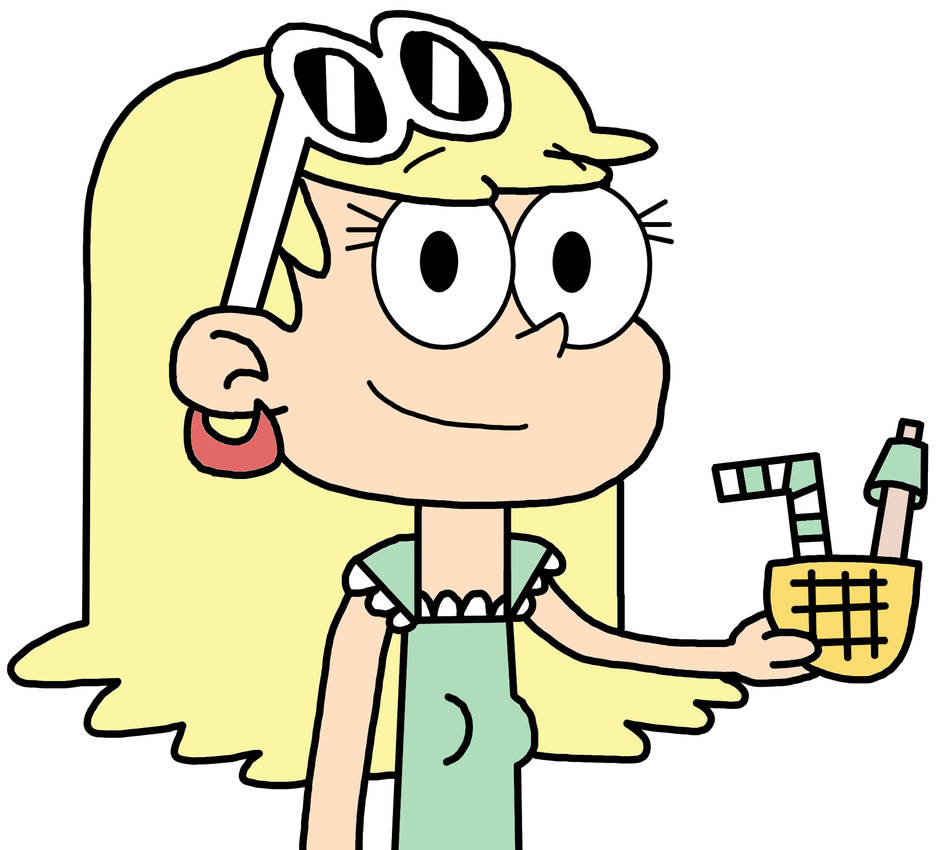Leni Loud With Pineapple Cup By Nicholasvinhchaule On Deviantart
