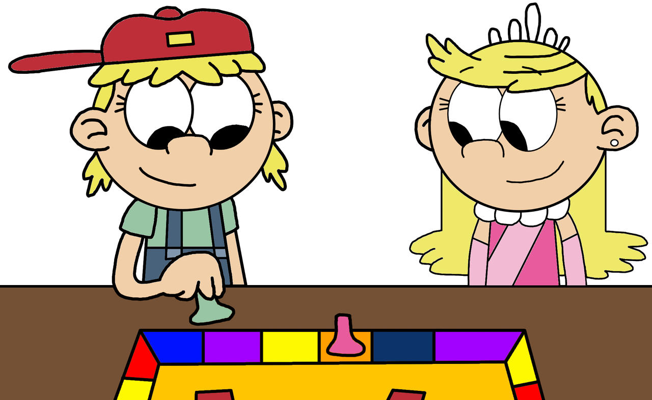 Lana And Lola Loud With Board Game By Nicholasvinhchaule On Deviantart