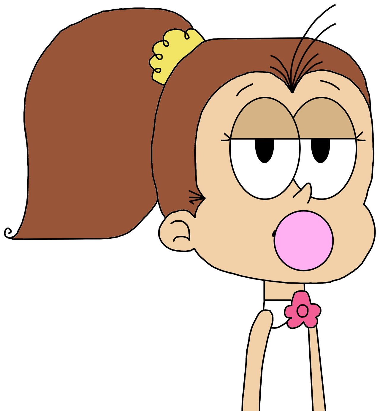 Luan Loud Blowing A Bubble Gum By Nicholasvinhchaule On Deviantart