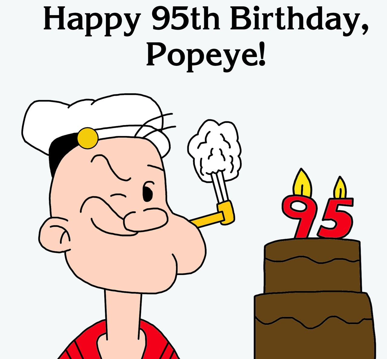 Happy 95th Birthday To Popeye By Nicholasvinhchaule95 On Deviantart