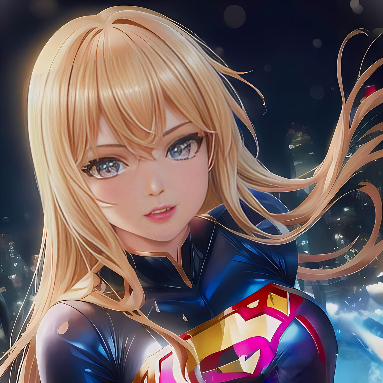 Supergirl Anime By Evandro Marques Amvai Art By Evandromarquesamv On Deviantart