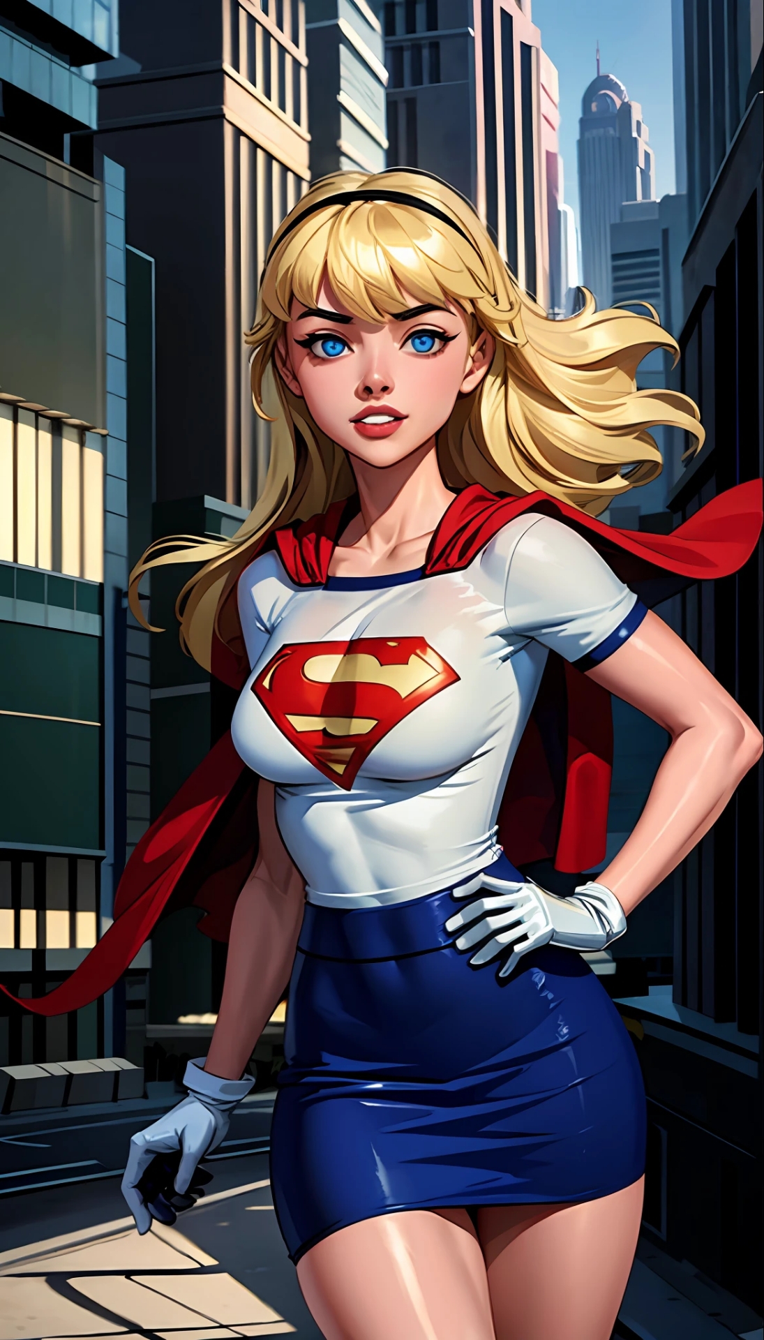 Supergirl Beauty Ai Art By Evandromarquesamv On Deviantart