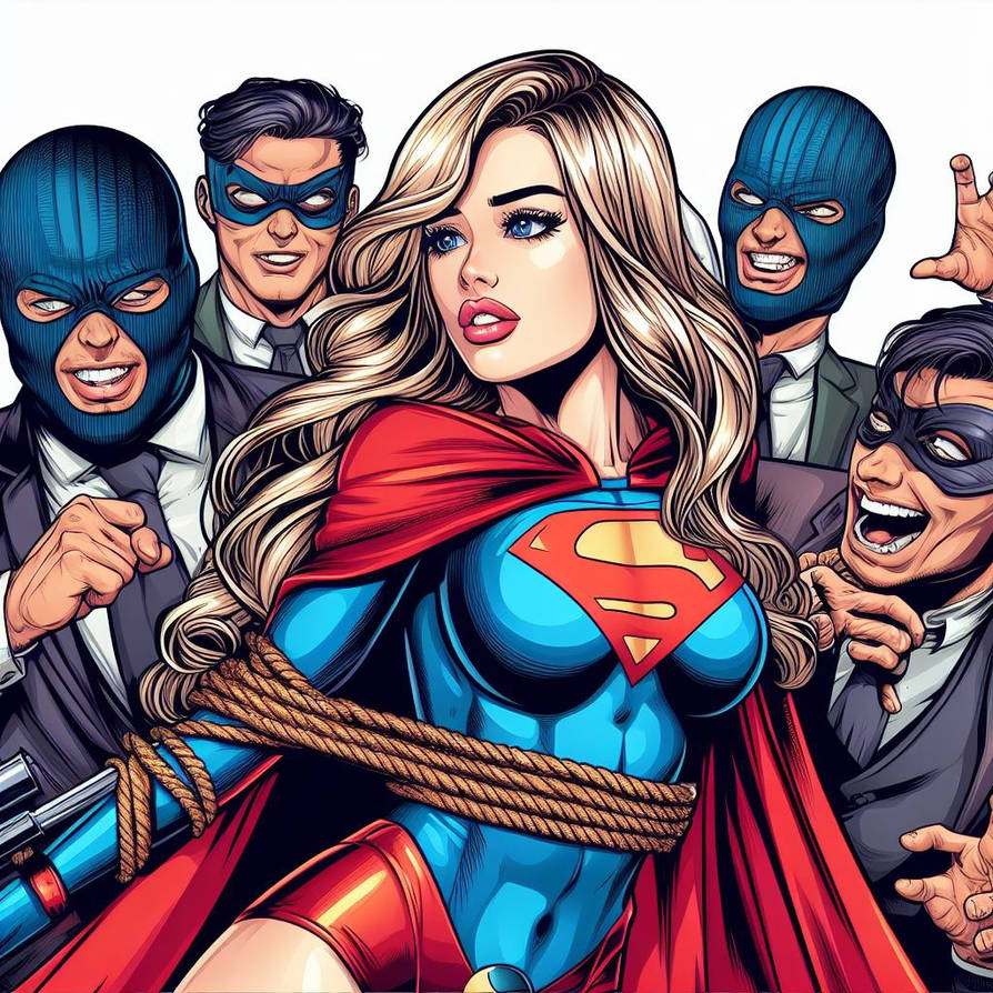 Supergirl Captured By Bandits Ai Art By Evandromarquesamv On Deviantart