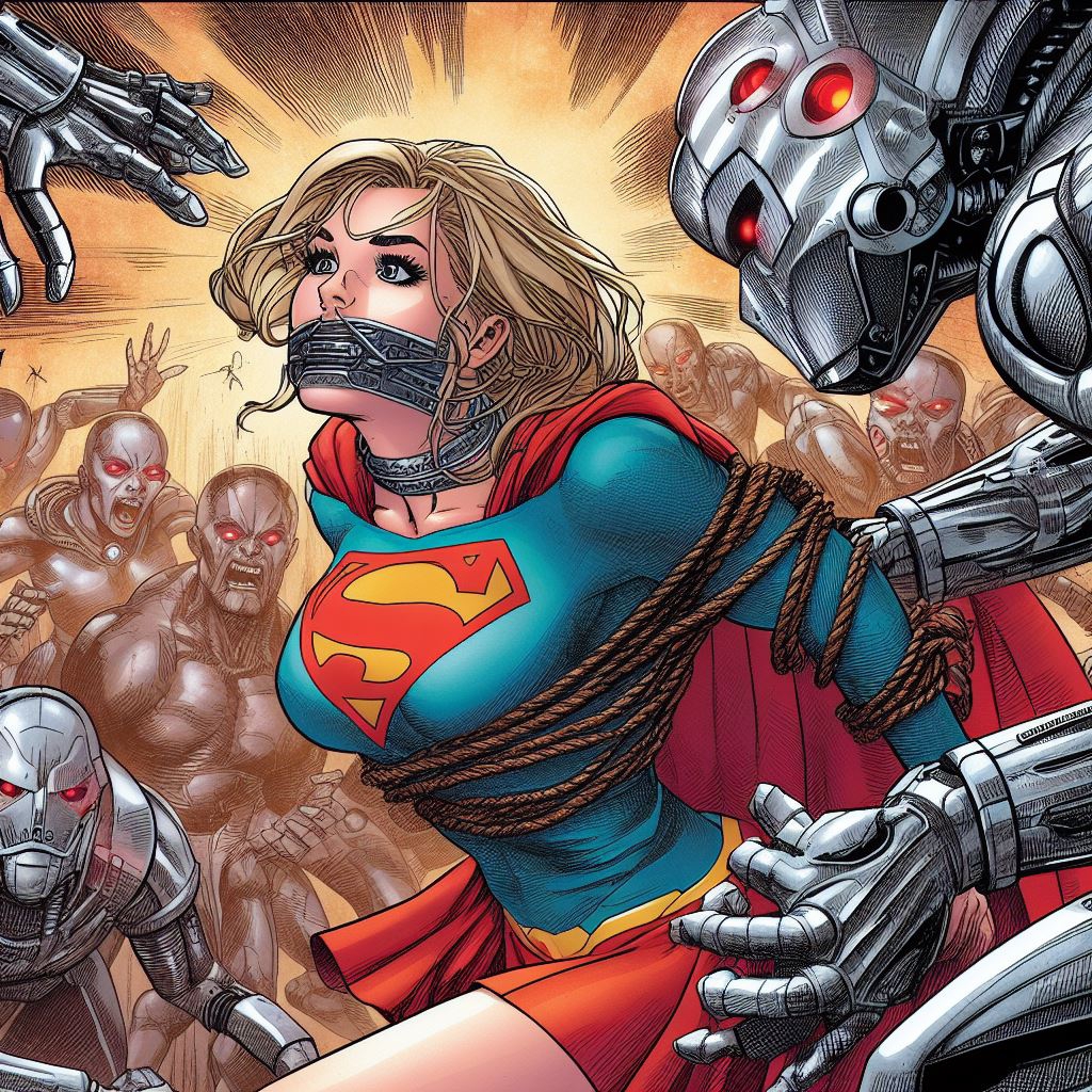 Supergirl And The Rebellion Of The Machines Ai By Evandromarquesamv On Deviantart