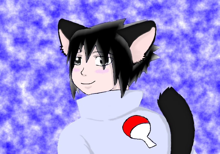 Neko Sasuke By Uchihaclanrock On Deviantart