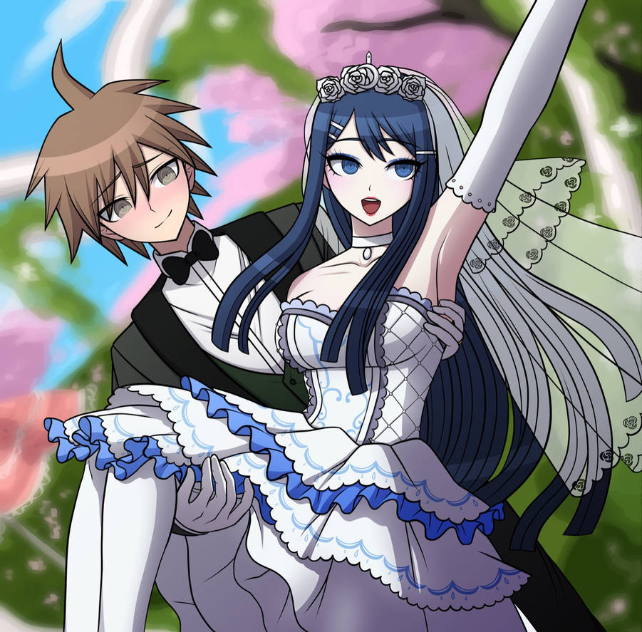 Makoto Naegi X Sayaka Maizono By Heroofthehearts On Deviantart