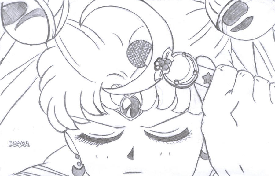 Sailor Moon Drawing By Nightinggale On Deviantart