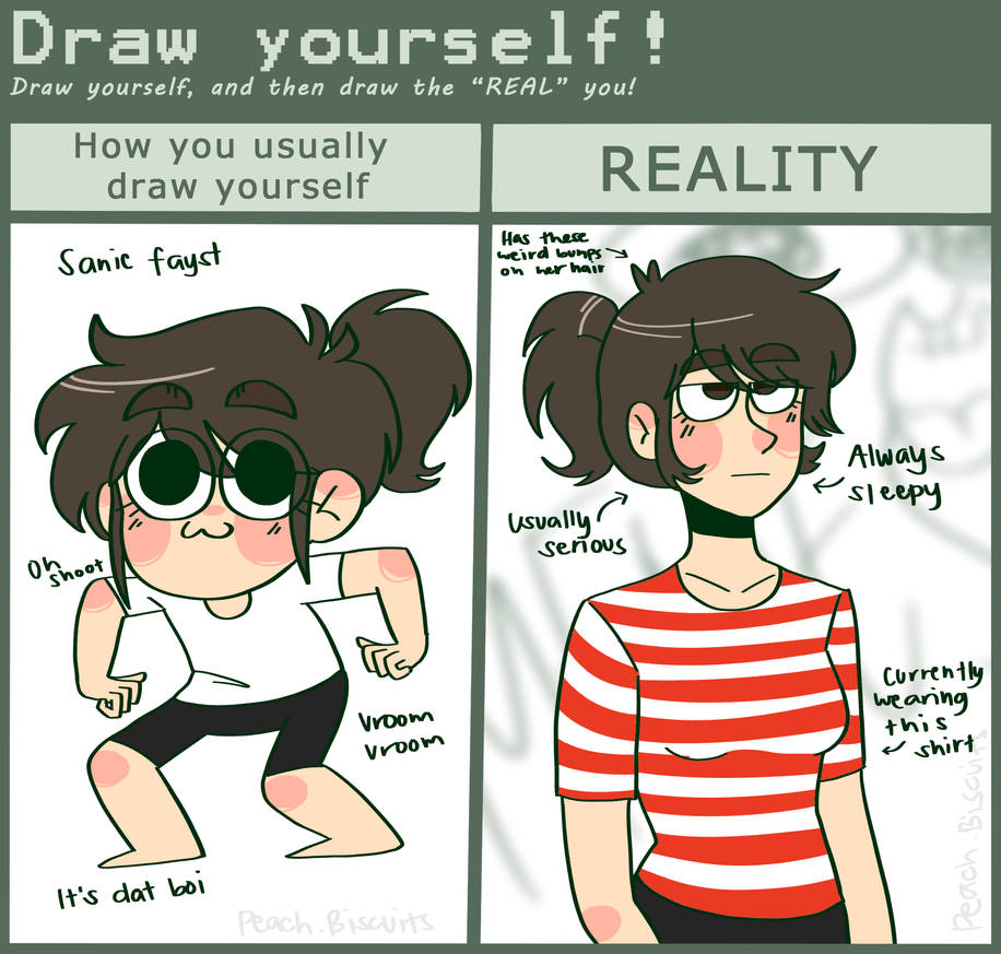 Draw yourself meme by Chioco on DeviantArt Draw yourself meme by Chioco on DeviantArt