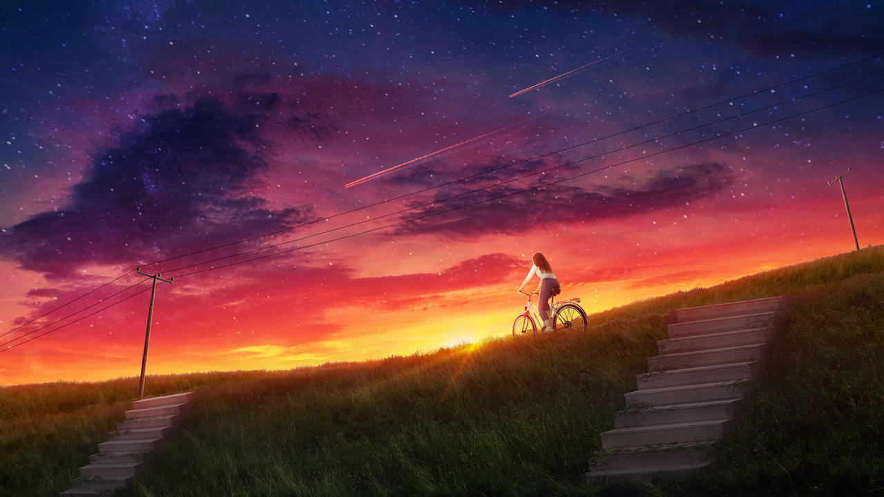 Lonely Anime Girl By Lonelypixel1 On Deviantart