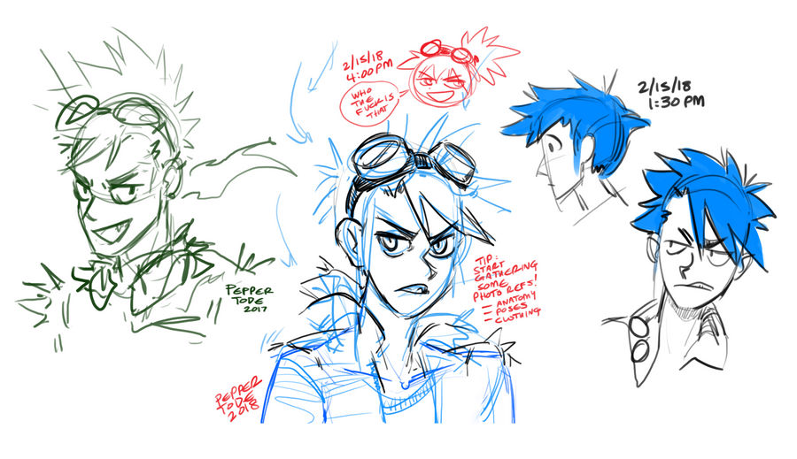 Rusty (early concepts) by PEPPERTODE on DeviantArt Rusty (early concepts) by PEPPERTODE on DeviantArt