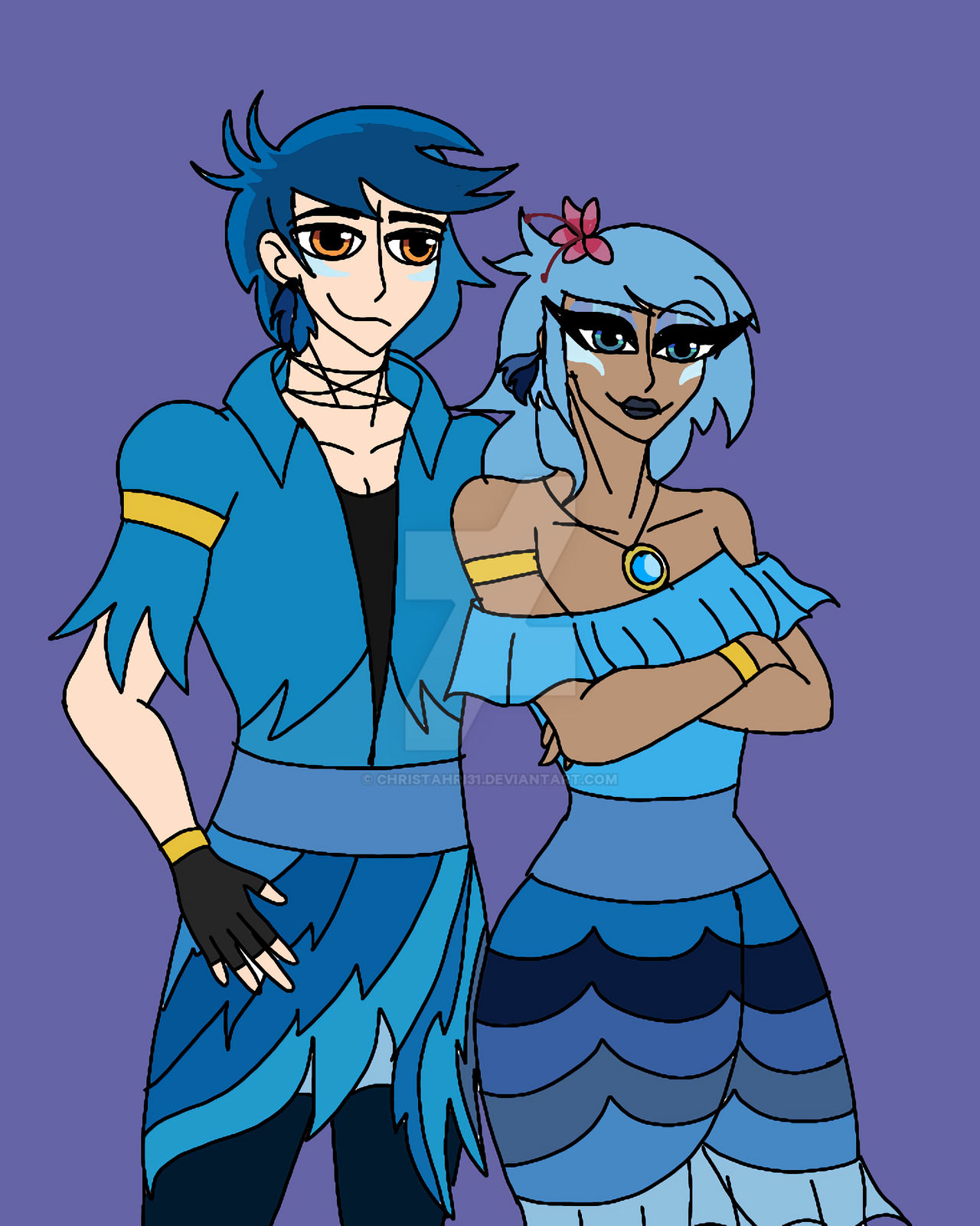 Human Jewel And Blu From The Movie Rio By Christahri31 On Deviantart